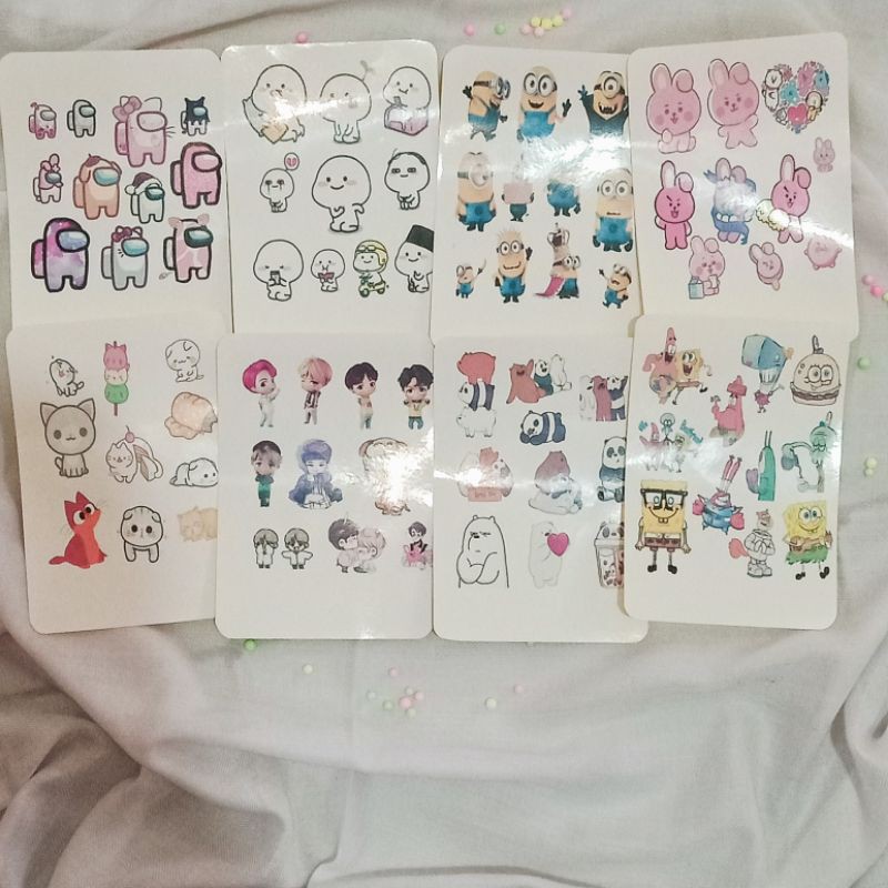 Jual STICKER LEMBARAN A5 1 PCS | Shopee Indonesia