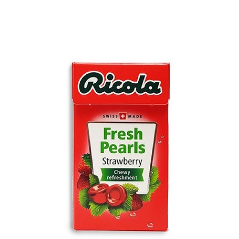 Jual Ricola Permen Fresh Pearls Strawberry 25 gr | Shopee Indonesia