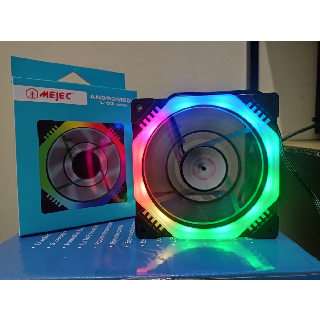 Jual FAN CASING RGB 12CM MEJEC L-03 RGB / FAN CASE SPIN ANDROMEDA ...