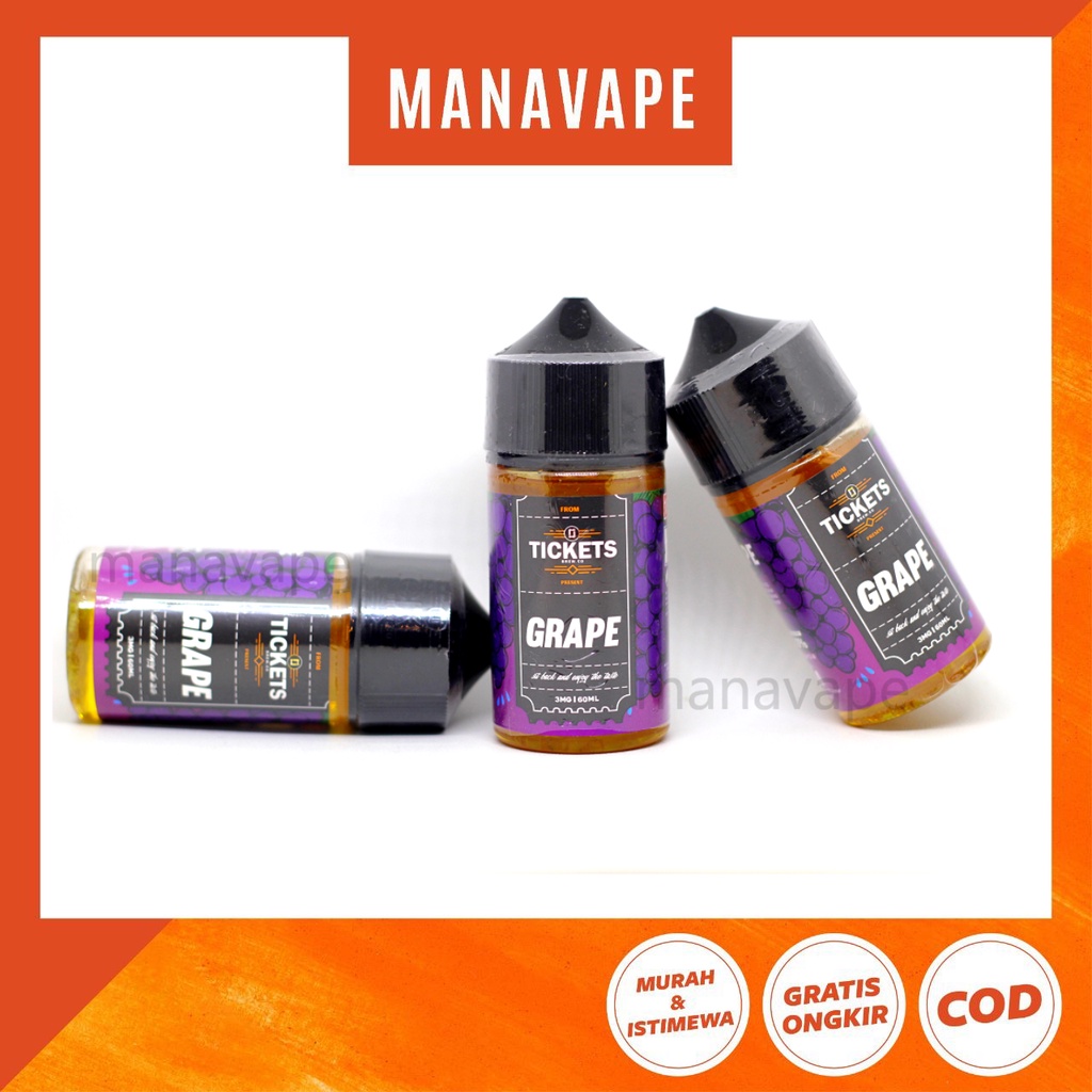 Jual TICKET GRAPE 60ML by TICKETS BREW | Shopee Indonesia