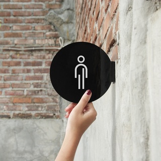 Jual signage toilet pria - icon pria - sign board toilet pria - sign ...