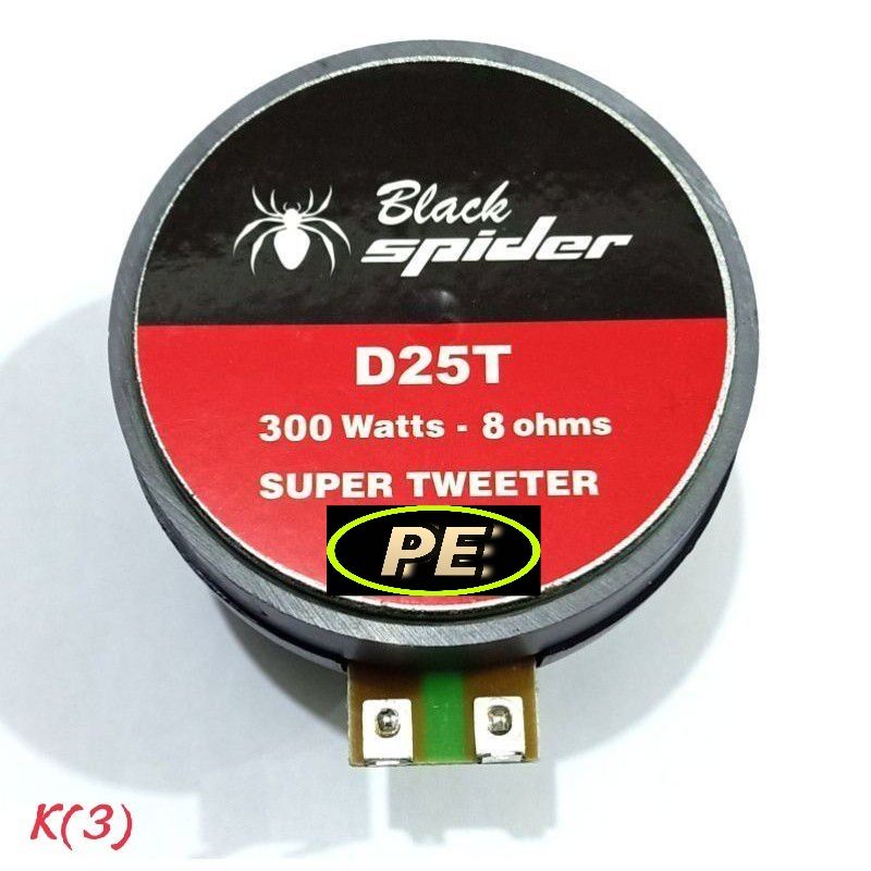 Jual DRIVER TWEETER BLACKSPIDER D25T | Shopee Indonesia