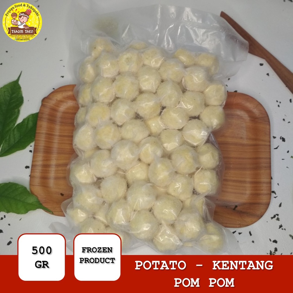 Jual PROMO Potato puff - Kentang pom pom - French fries puff -500gr ...