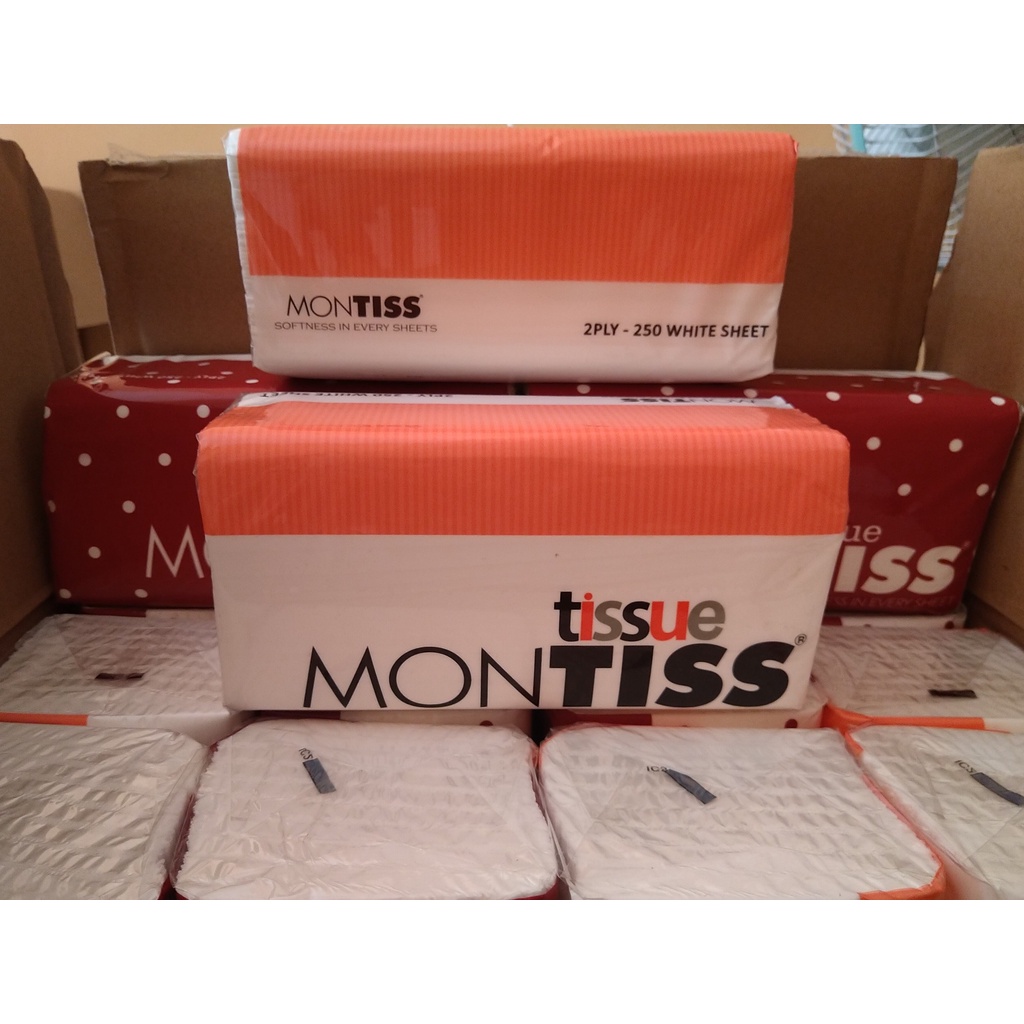 Jual Tisu Montiss 250 sheet / Montis Facial Tissue | Shopee Indonesia
