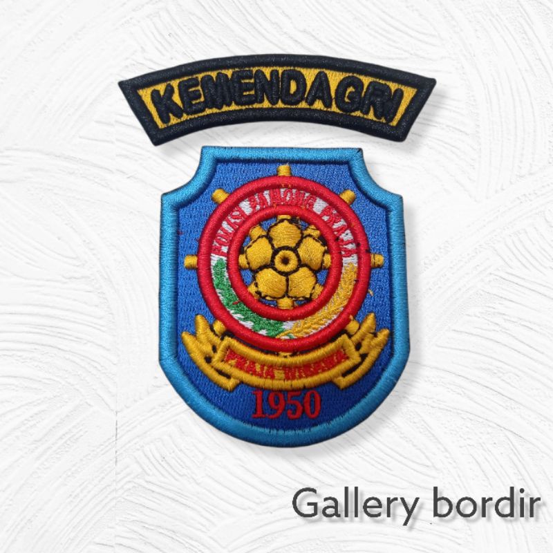 Jual logo bordir kemendagri timbul murah | Shopee Indonesia