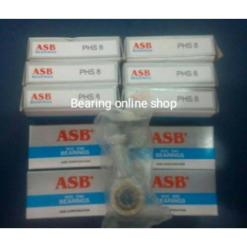 Jual Bearing Rod End PHS 8 ASB Drat Kanan AS 8 mm | Shopee Indonesia