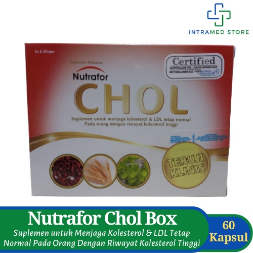 Jual Nutrafol Chol Per Box isi 60 Kapsul - Suplemen Makanan Pengurang ...