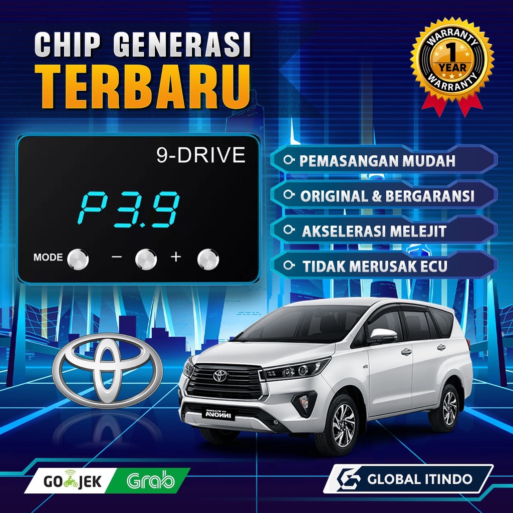Jual 9 Drive Innova Reborn Fortuner VRZ Piggyback Throttle Controller ...