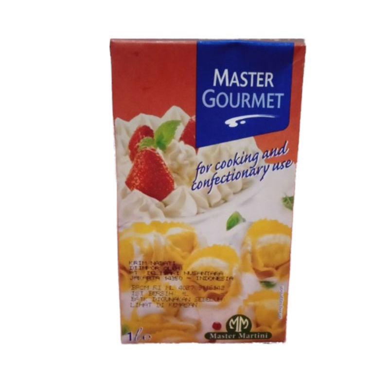 Jual Cooking Cream Master Gourmet 1 L / Krim masak serbaguna 1L ...