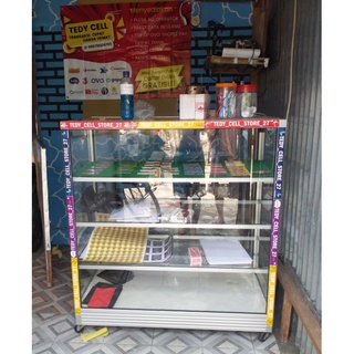 Jual Stiker Etalase Konter Castom Nama 30X3 A3 | Shopee Indonesia