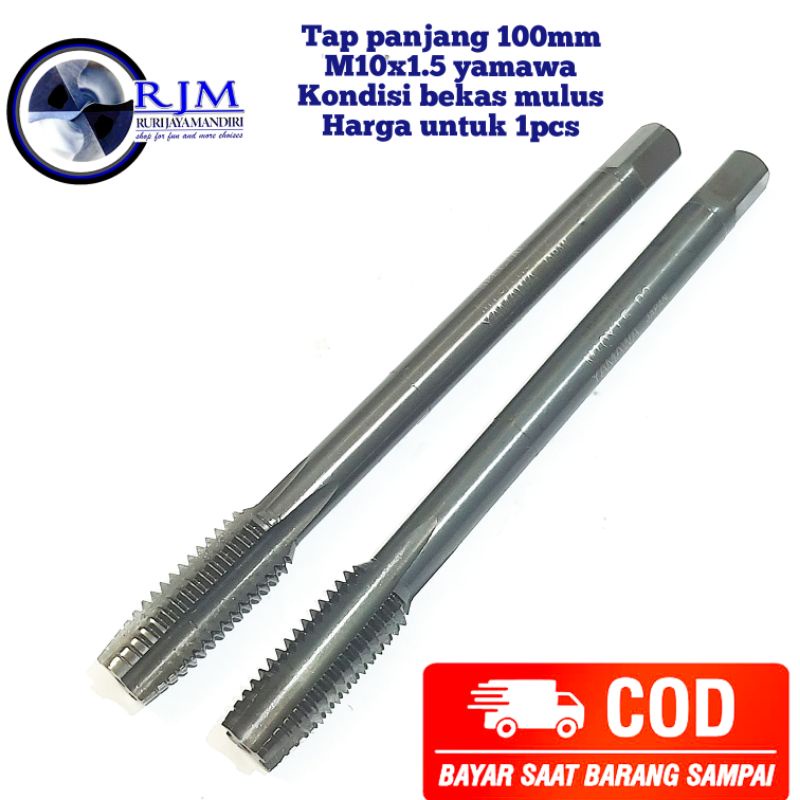 Jual tap baut kunci 14 kasar m10x1.5 long 100mm yamawa japan bukan utk baut kunci 12 baut 10 ...