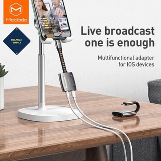 Jual MCDODO Splitter Converter CA-6340 Lightning to 3.5mm Charging ...