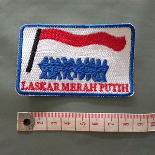 Jual LOGO BORDIR LASKAR MERAH PUTIH LMP (SET ISI 5 / SATUAN) | Shopee ...