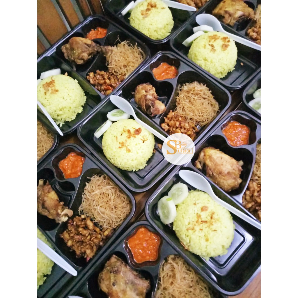 Jual NASI KUNING BENTO ISI 4 LEZAT | Shopee Indonesia