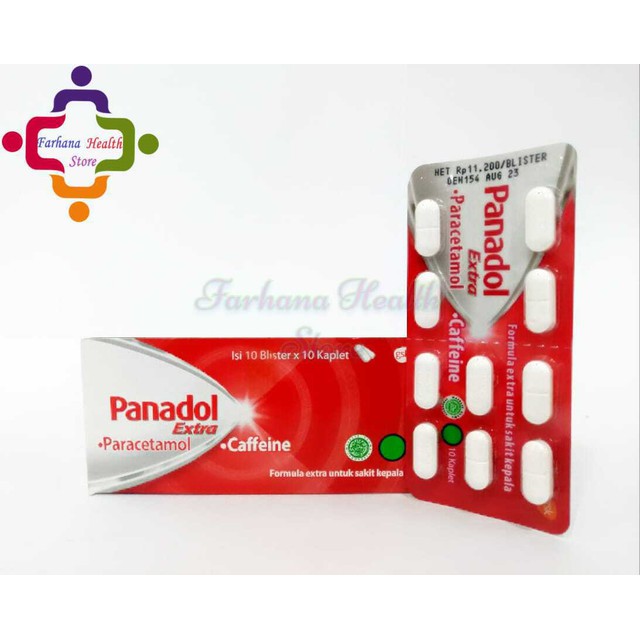 Jual Original Panadol Merah / Panadol Extra / Untuk Demam & Nyeri ...