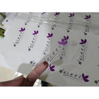 Jual Cetak Stiker Label Vinyl / Stiker Transparan / Stiker Cutting ...