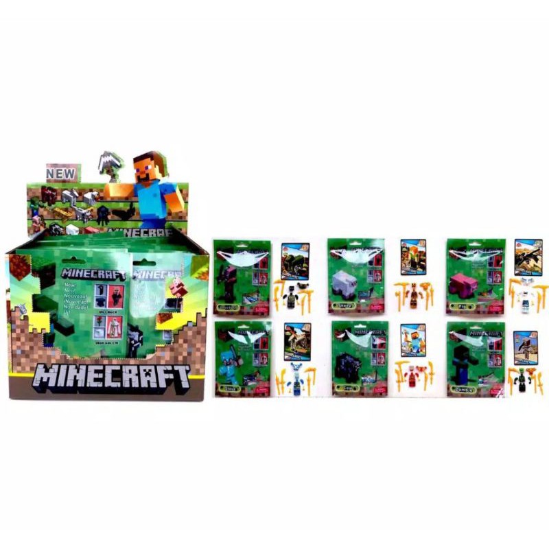 Jual Toys / Mainan Minecraft Figure (E) | Shopee Indonesia