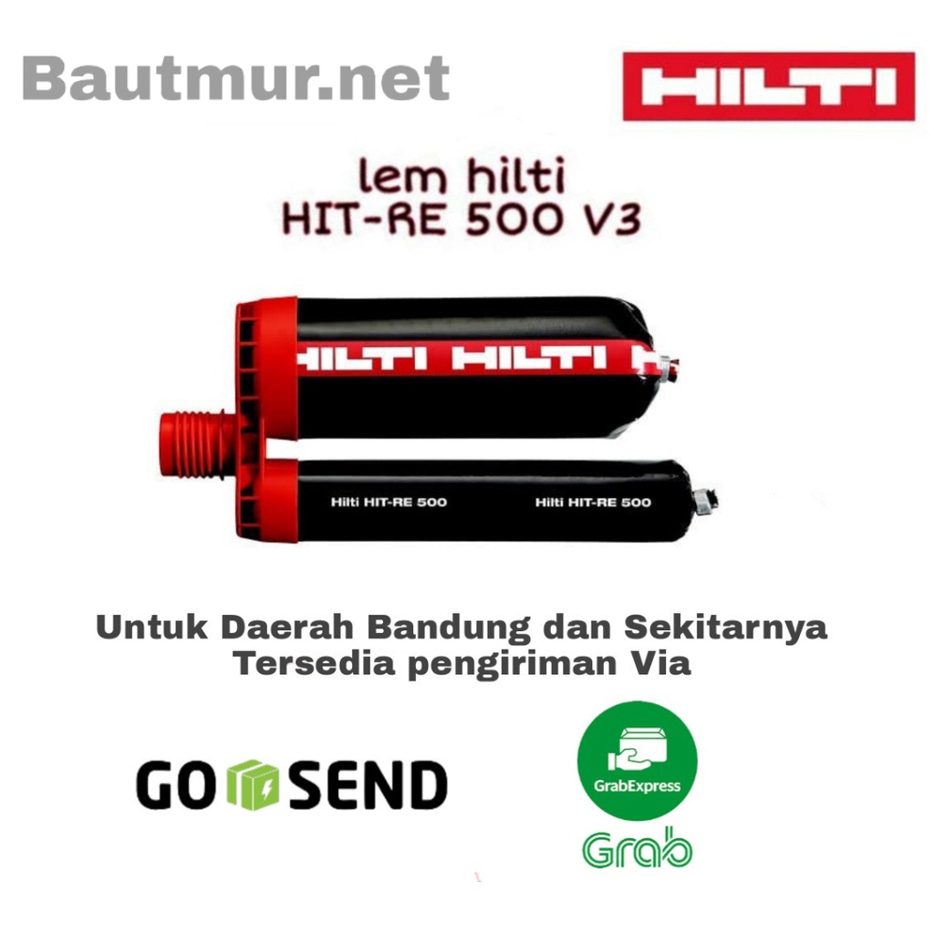 Jual Lem Angkur Hilti 500 ml - Lem Beton Hilti 500 ml - Chemical Angkur ...