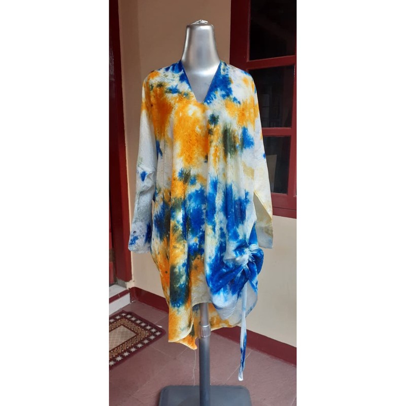 Jual baju sutra baju bodo khas makassar baju blush | Shopee Indonesia