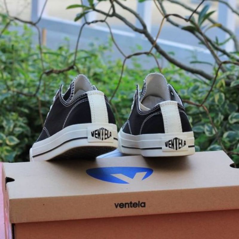 Jual Sepatu Ventella Basic Low / Black White Natural / All Black ...