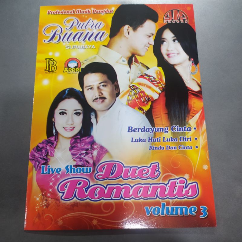 Jual KASET VCD DVD ORIGINAL MUSIK LAGU DANGDUT PUTRA BUANA DUET ROMANTIS VOL 3 | Shopee Indonesia