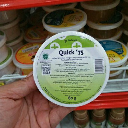 Jual Quick 75 Emulsifier 80 gr Pengembang Adonan/Stabilizer Kue Bolu ...