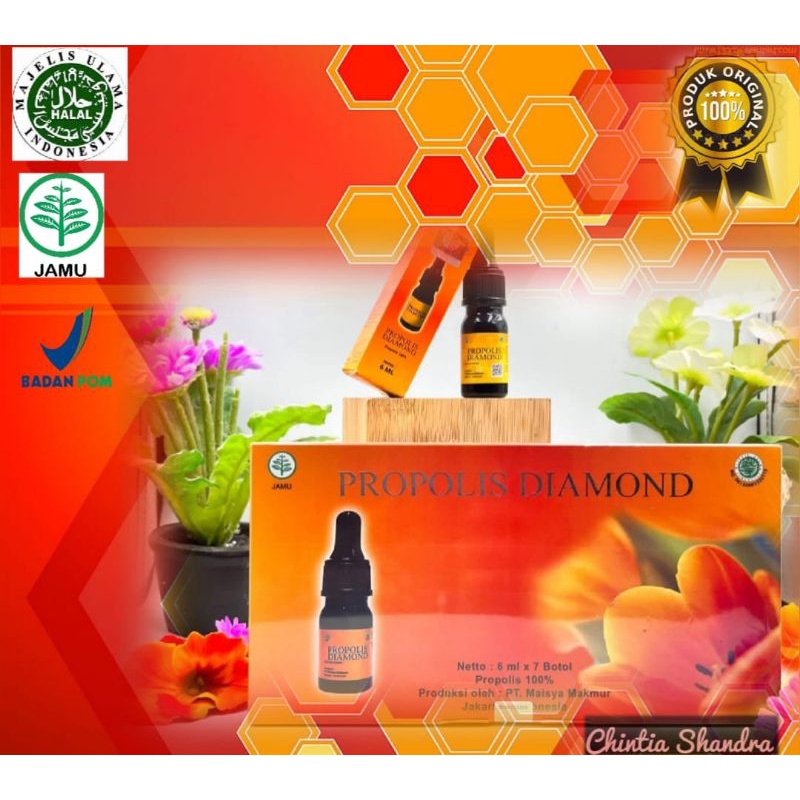 Jual PROPOLIS DIAMOND 1 BOX ISI 7 BOTOL [ ORIGINAL ] | Shopee Indonesia