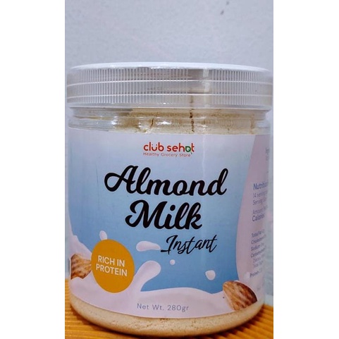 Jual CLUB SEHAT - ALMOND MILK INSTANT 280GR | Shopee Indonesia
