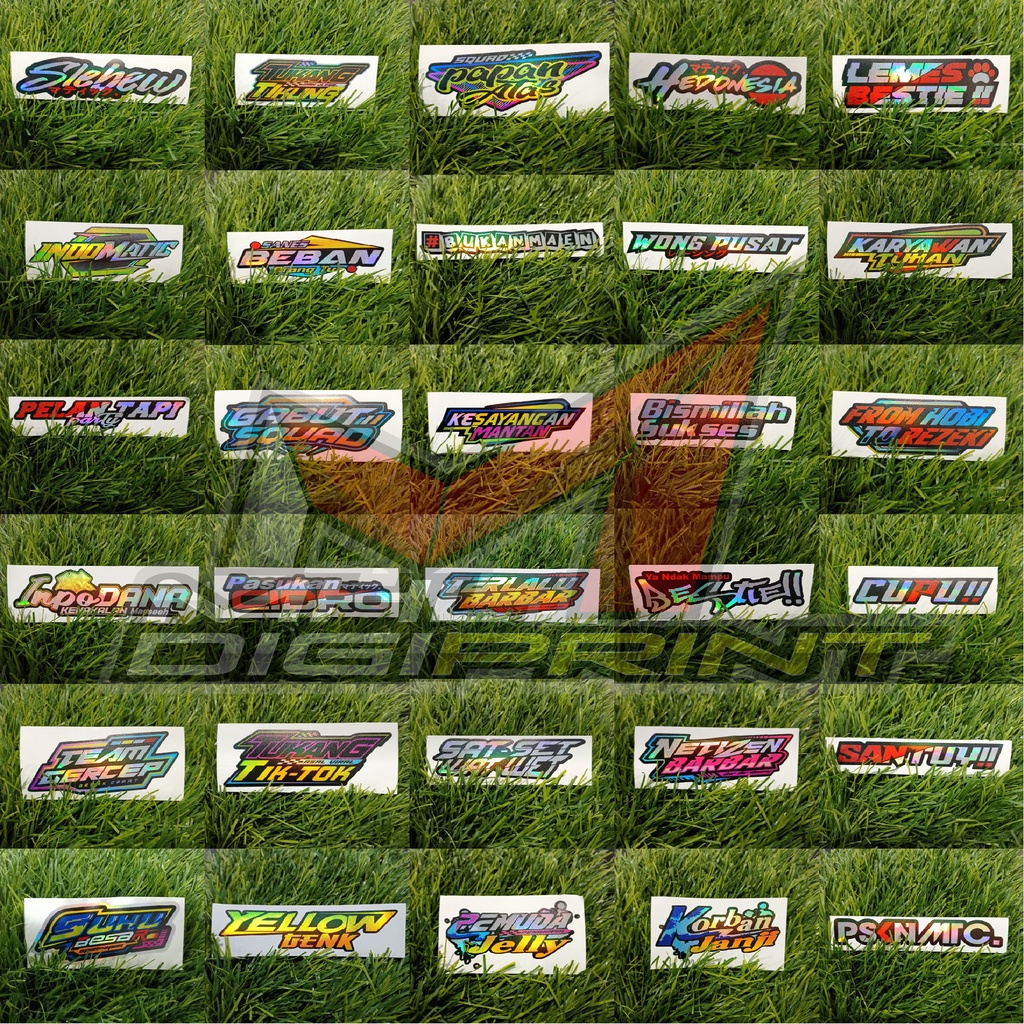 Jual stiker viral / stiker kata-kata / stiker racing / stiker bengkel ... Jual stiker viral / stiker kata-kata / stiker racing / stiker bengkel ...
