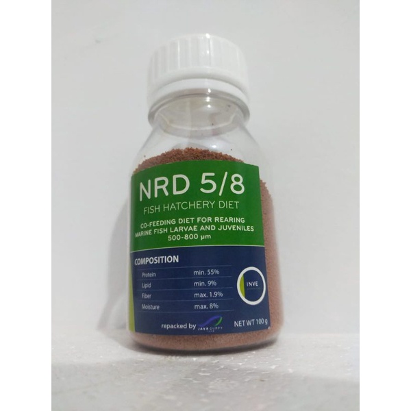 Jual PELET NRD 5/8 BOTOL 100gr ORIGINAL pakan cupang molly dan guppy ...