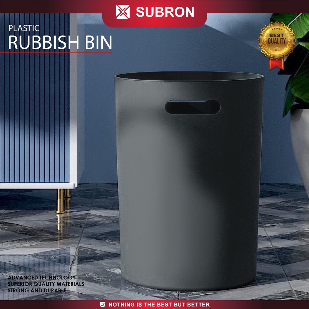 Jual SUBRON Plastic Rubbish Bin Tempat Sampah 4L 8L Minimalis Tong ...