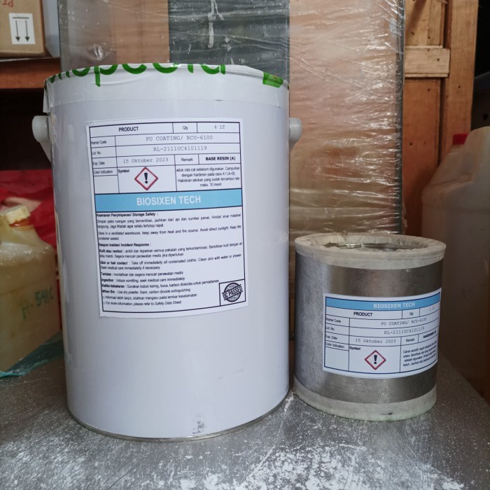 Jual Cat PU- Polyurethane Coating-High Gloss - Putih Kebiruan - Putih ...