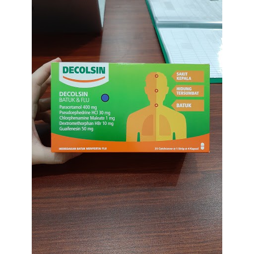 Jual Decolsin Kapsul (1 Box = 25 Strip = 100 pcs) Indonesia|Shopee ...