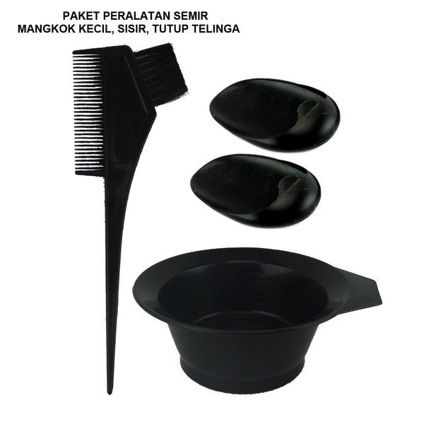 Jual 1 Set Mangkok dan Kuas Sisir Cat Rambut Smoothing Rebonding Hair ...