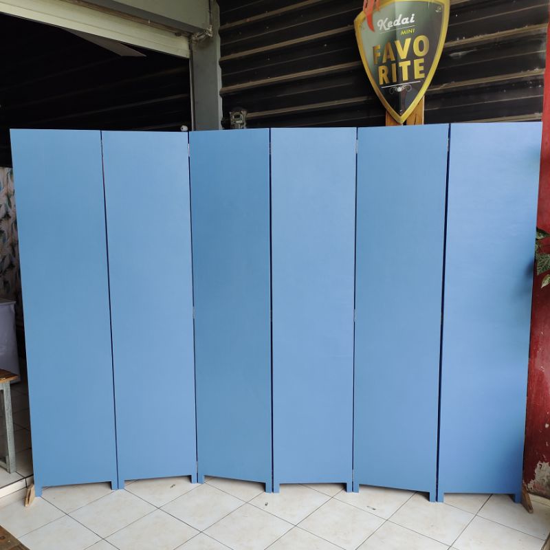 Jual sekat ruangan minimalis kostum 6 panel plus packing | Shopee Indonesia