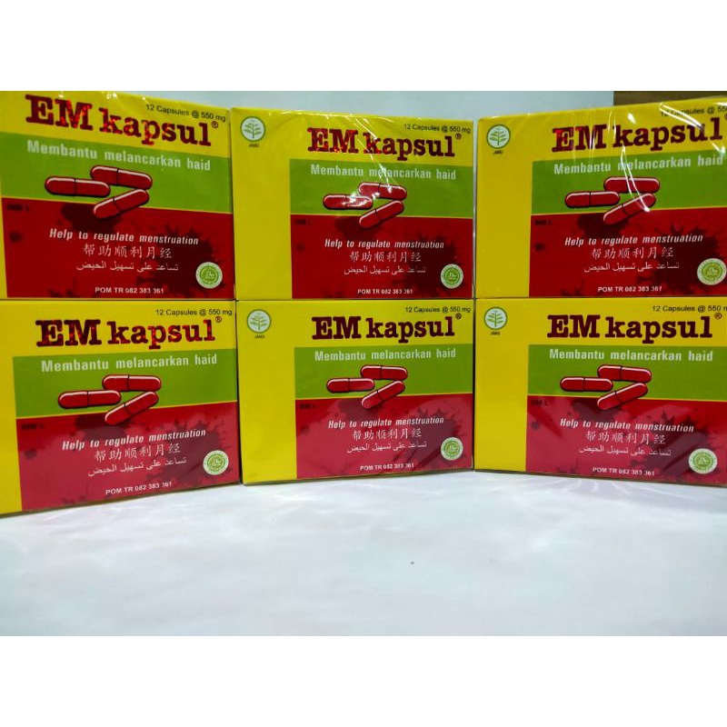 Jual EM Kapsul 12 Kapsul(Box) | Shopee Indonesia