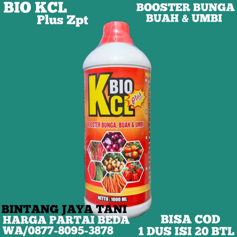 Jual BIO KCL plus zpt / BOOSTER BUNGA, BUAH DAN UMBI/bio kcl cair 1 liter bisa COD/ meningkatkan ...