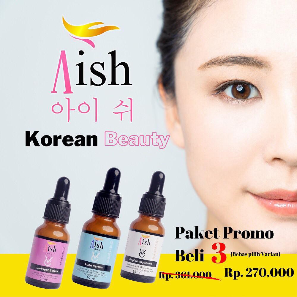 Jual BELI 3 LEBIH HEMAT !!! AISH BEAUTY KOREAN SERUM GLOWING ALL VARIAN 100% ORIGINAL BPOM MURAH ...