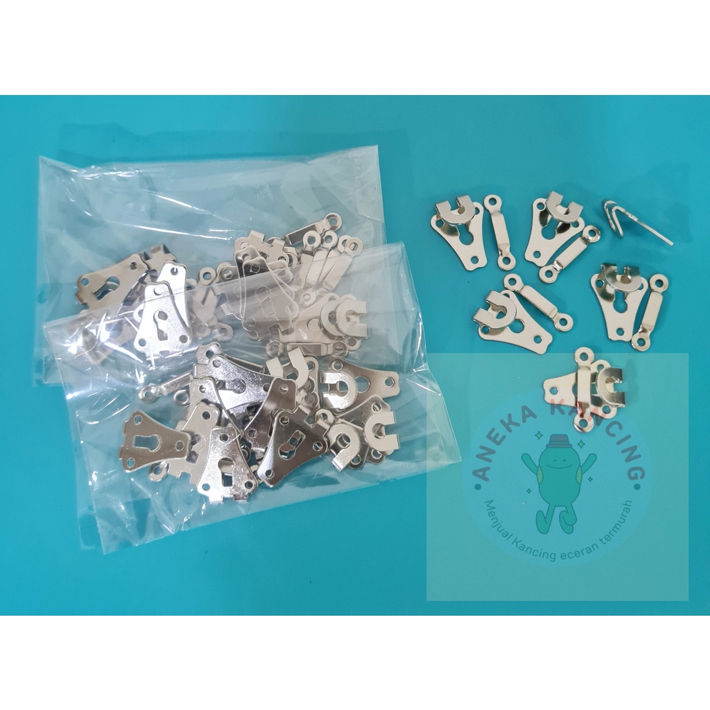 Jual [12 psg] Hak Massag ecer merk F-STRONG / Kancing Kait Ecer / Hak ...