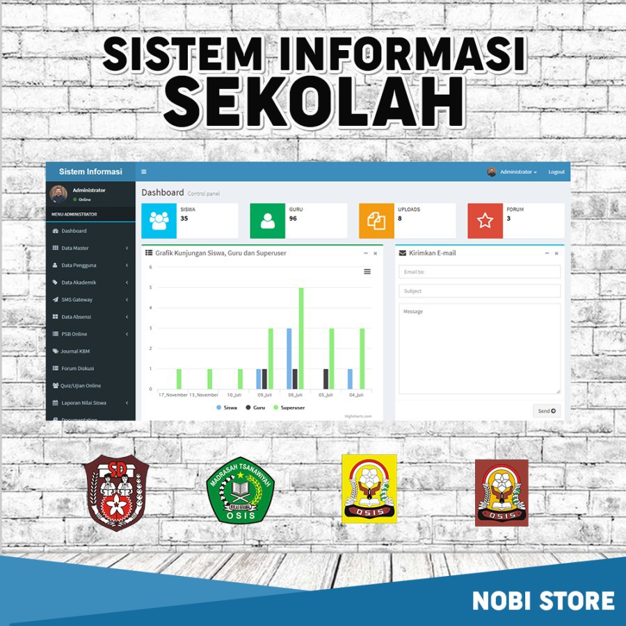 Jual Sistem Informasi Akademik Sekolah SD, SMP, SMA, dan Madrasah ...
