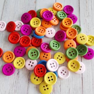 Jual Kancing kayu warna | Shopee Indonesia