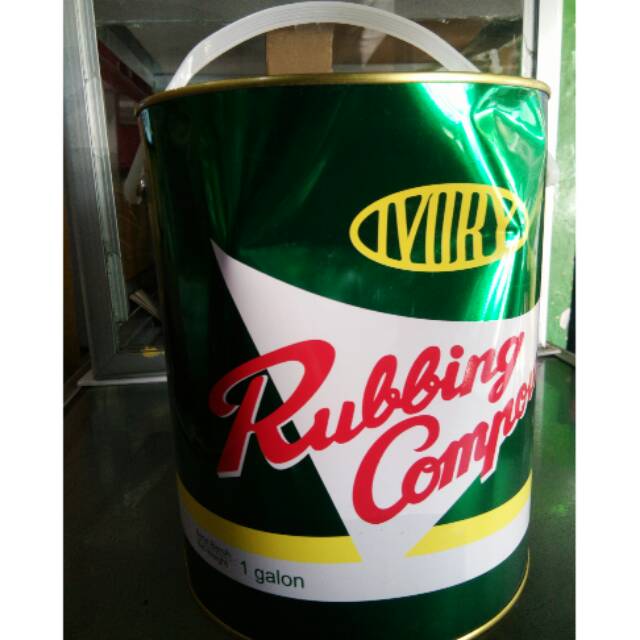 Jual Kompon Putih Galon / Rubbing Compound Ivory White 1 galon | Shopee ...
