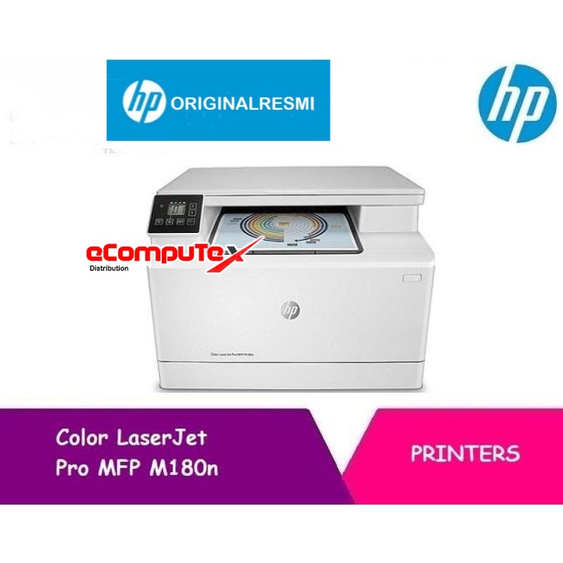 Jual PRINTER HP LASERJET M180N ALL IN ONE FAX / HP LASER JET M 180N / M ...