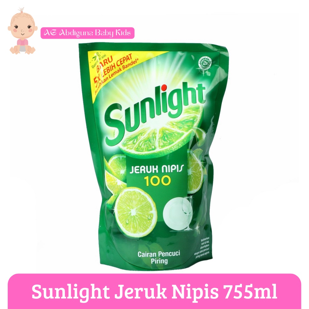 Jual SUNLIGHT 755ML Sabun Cuci Piring Jeruk Nipis 755ML | Shopee Indonesia