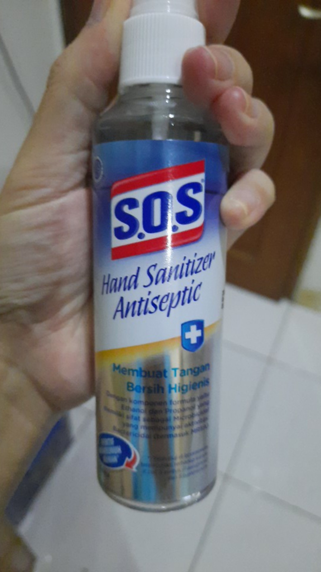 SOS Hand Sanitizer Antiseptic Botol Spray 100ML | Shopee Indonesia