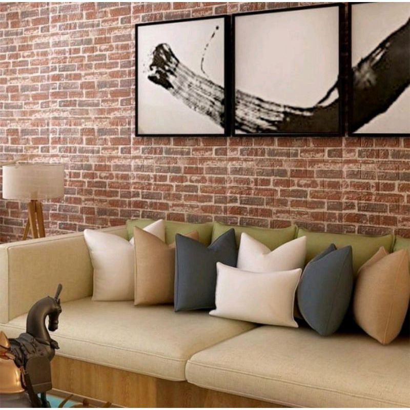 Jual Wallpaper 3D Corak Batu Alam 70x73cm | Shopee Indonesia