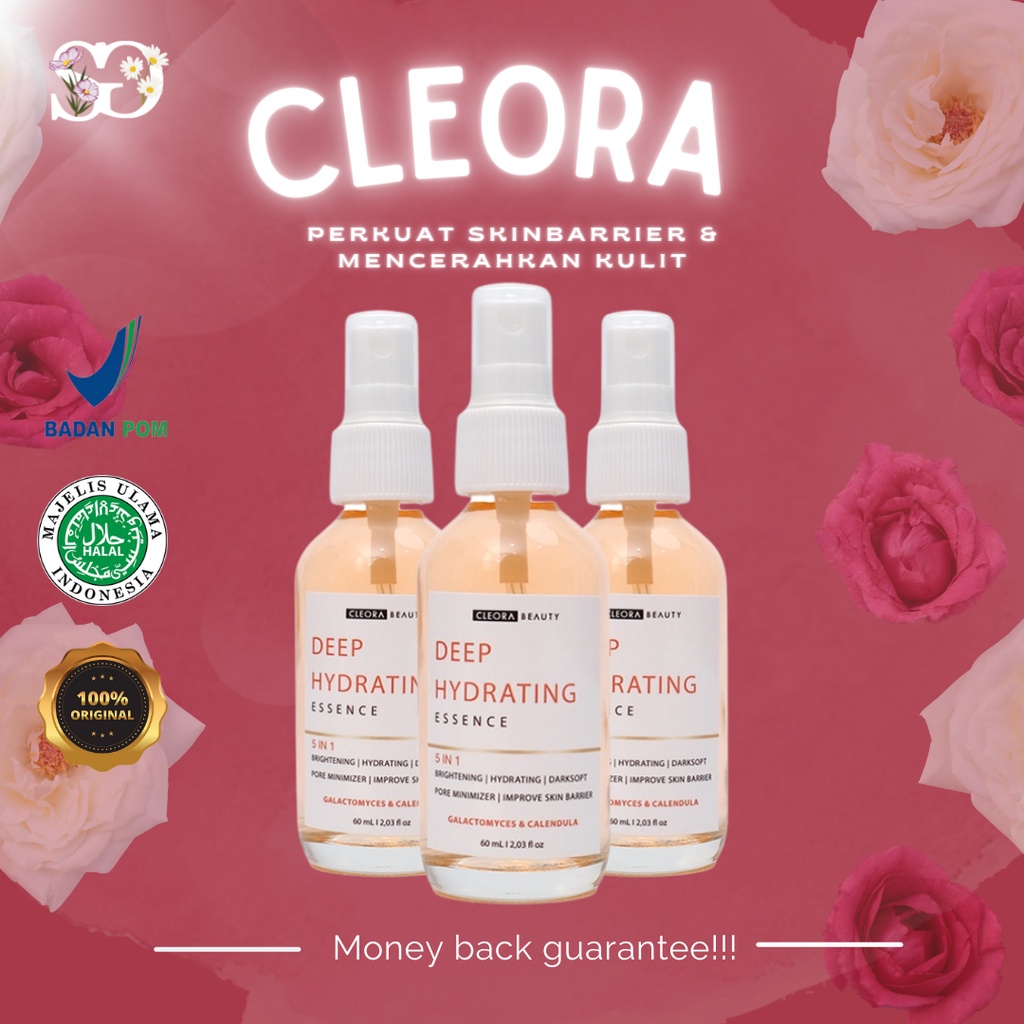Jual CLEORA Deep Hydrating Essence 60ml - (100% ORIGINAL & BPOM ...
