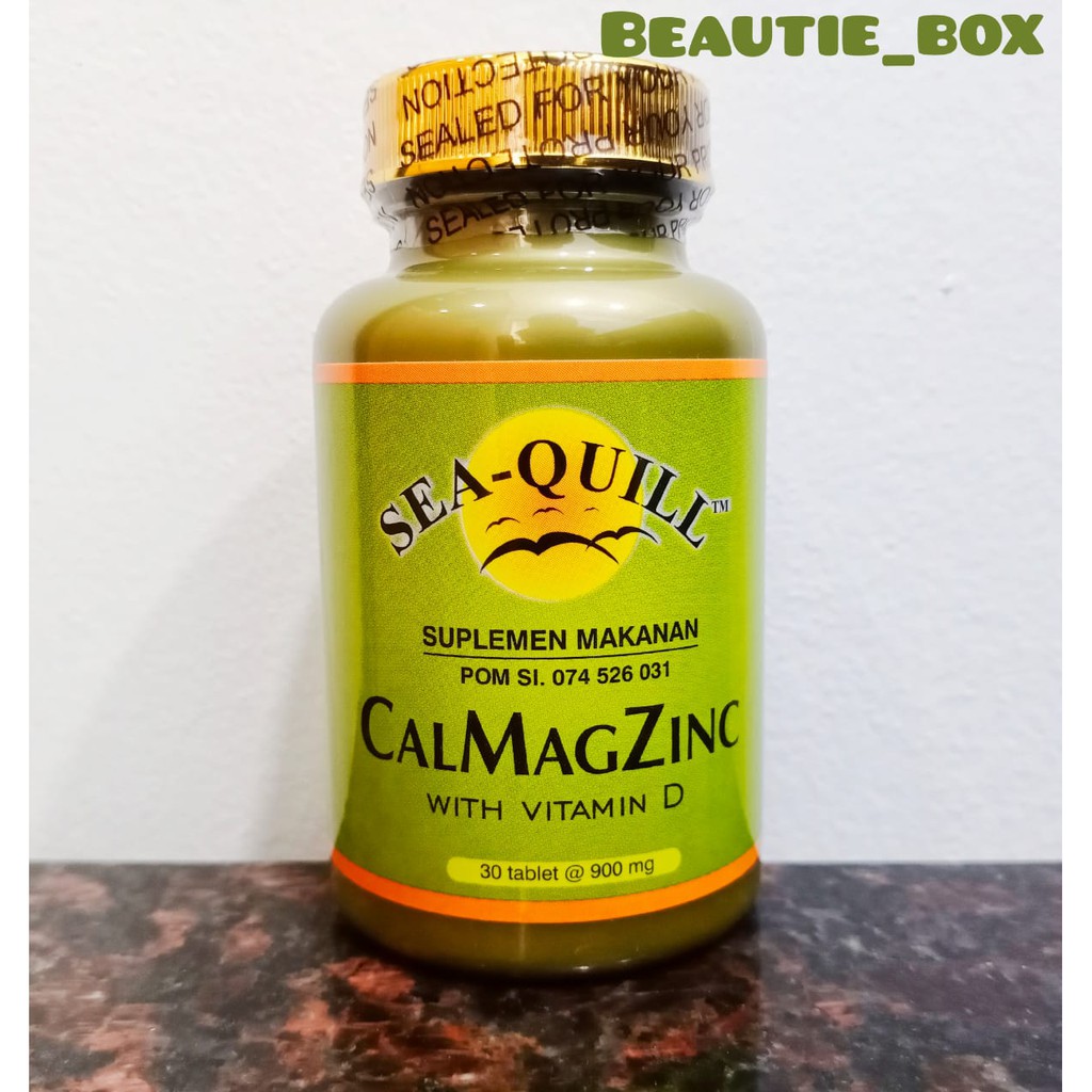 Jual Sea-Quill Cal Mag Zinc - 30 tablet | Shopee Indonesia