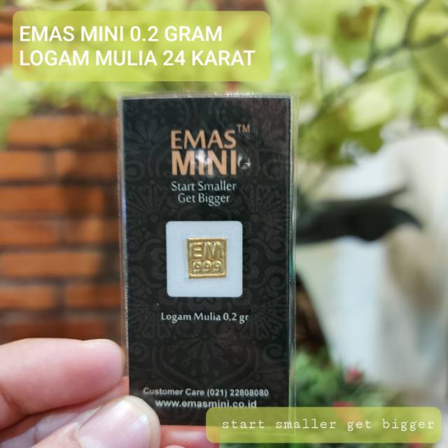 emas mini 0.2 gram 24 karat ORI | Shopee Indonesia