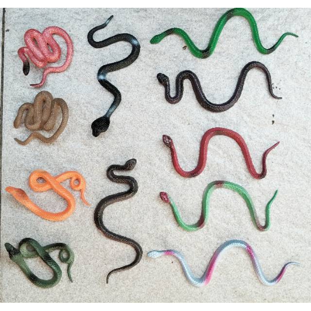 Jual Mainan Reptil Ular / Ular Mainan / Ular Prank / Mainan Prank ...